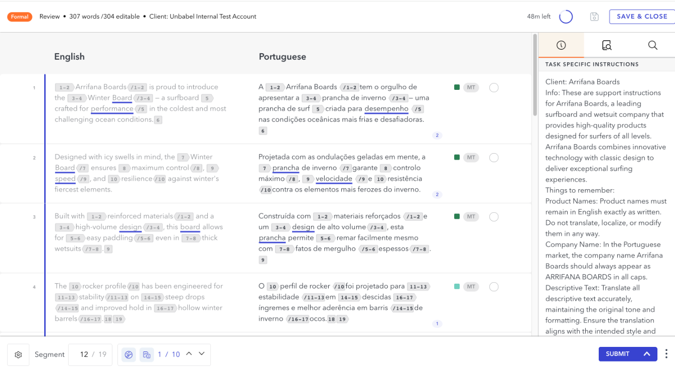 Working with markup tags in Polyglot – Unbabel Community Support